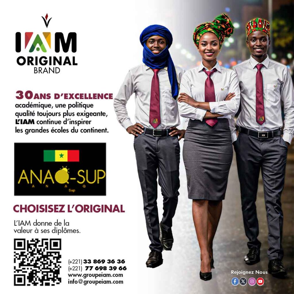 La Licence du Groupe IAM accréditée Anaq-Sup Sénégal